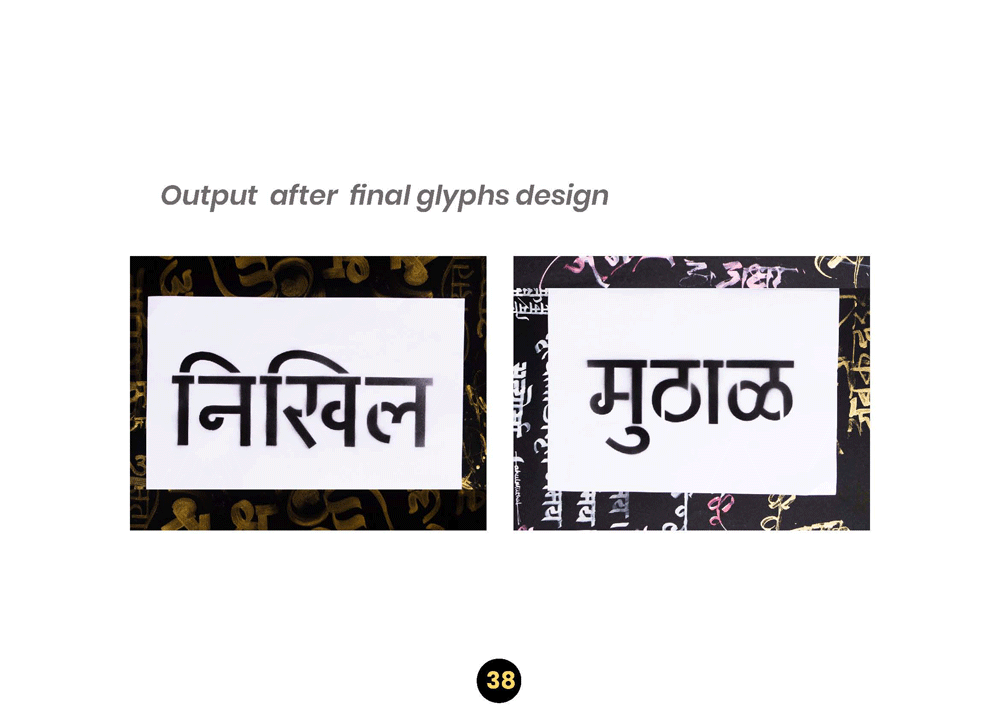 D'source Case Study - Slide Show | Designing Stencil Font in Devanagari Script | D'Source ...