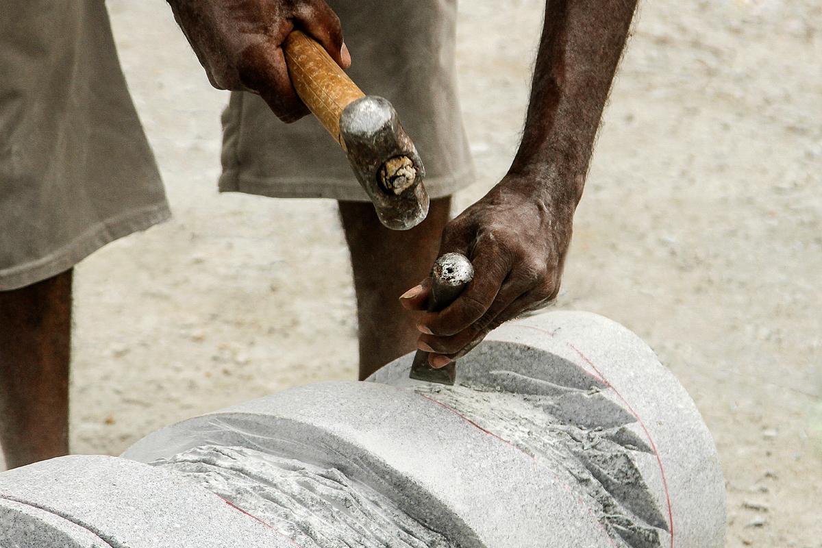 D'source Making Process | Carving of Stone Pillars | D'Source Digital ...