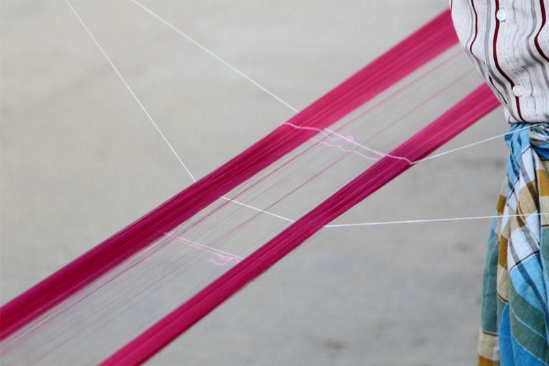 D'source Warping Process | Silk Weaving - Kanchipuram | D'Source ...