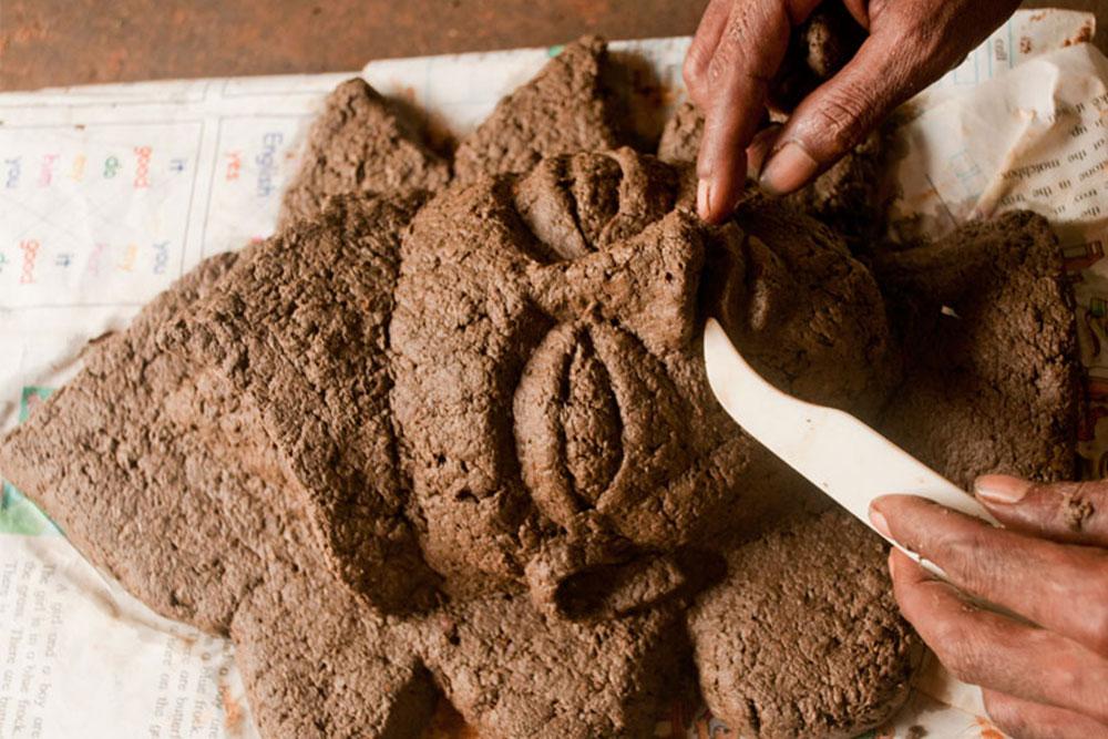 D'source Making Process | Tribal Paper Mache Mask | D'Source Digital ...